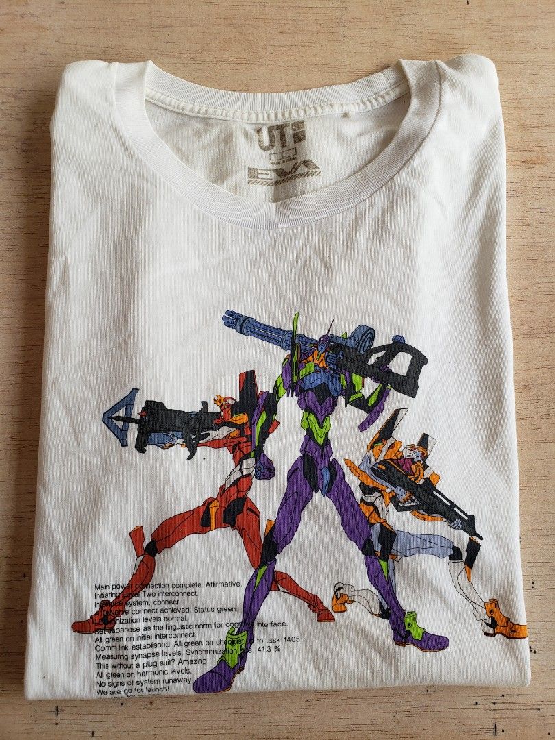 Uniqlo X Evangelion Tee, Men's Fashion, Tops & Sets, Tshirts & Polo ...