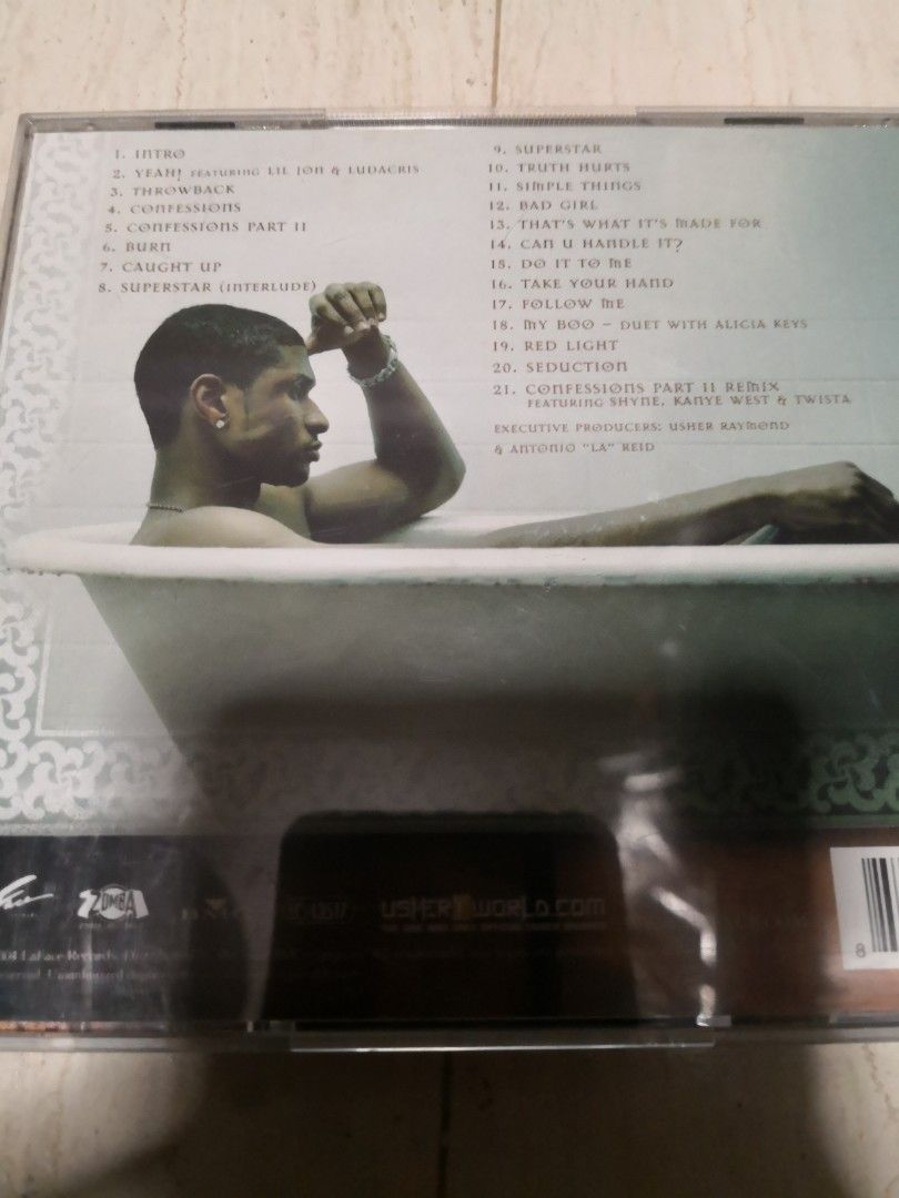 Usher Confessions Special Edition CD album, Hobbies & Toys, Music & Media, CDs & DVDs on Carousell