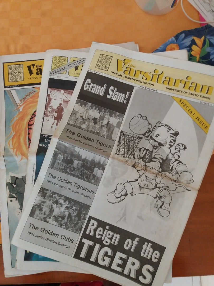 UST Varsitarian (vintage/ special edition), Hobbies & Toys, Books ...