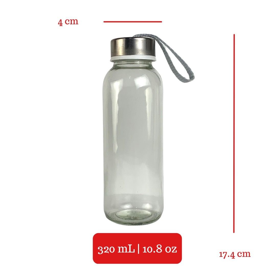VAGABOND GLASS WATER BOTTLE 350 mL / Botol Minum Kaca Ramah Lingkungan ...