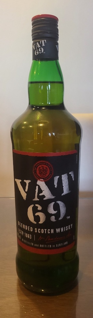 VAT 69 - Blended Scotch Whisky - 1 liter, Food & Drinks, Alcoholic ...