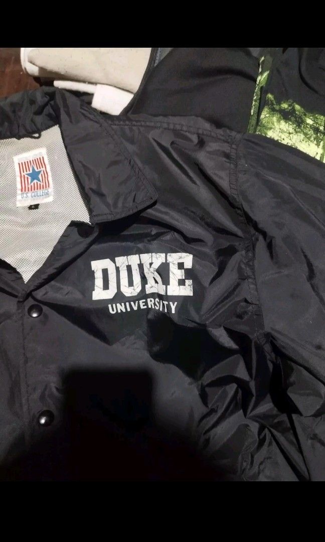 (VINTAGE) DUKE UNIVERSITY NYLON COACH VARSITY JACKET, Men's Fashion ...