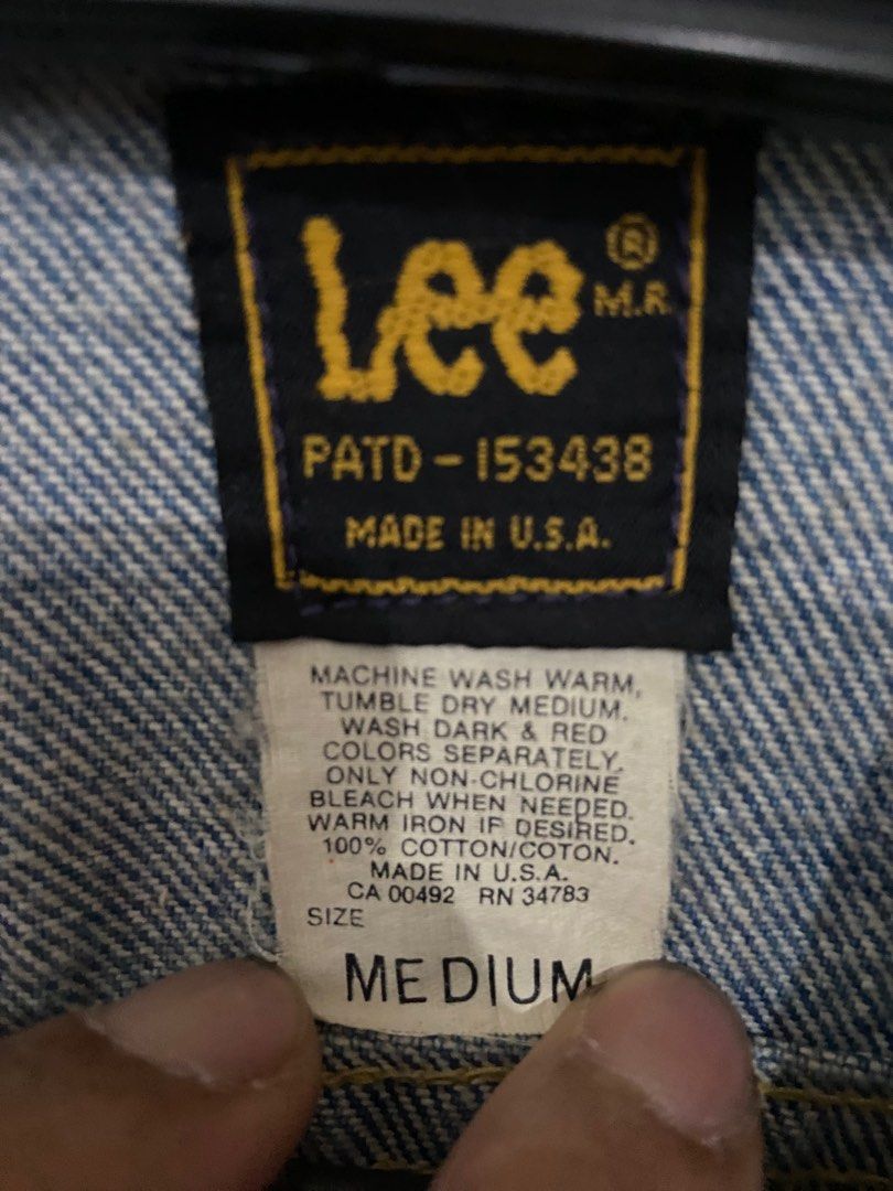 Vintage Lee Denim Jacket, Men's Fashion, Coats, Jackets and Outerwear on Carousell
