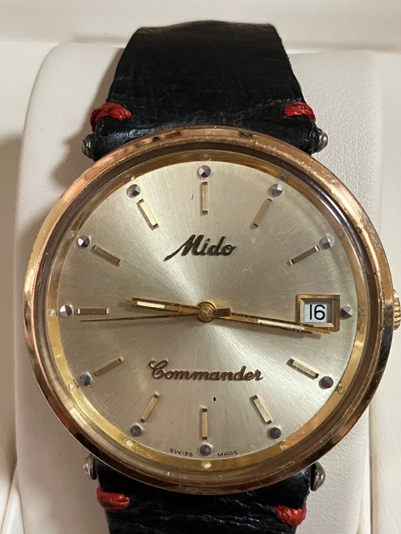 Vintage Watch Mido, 名牌, 手錶 - Carousell