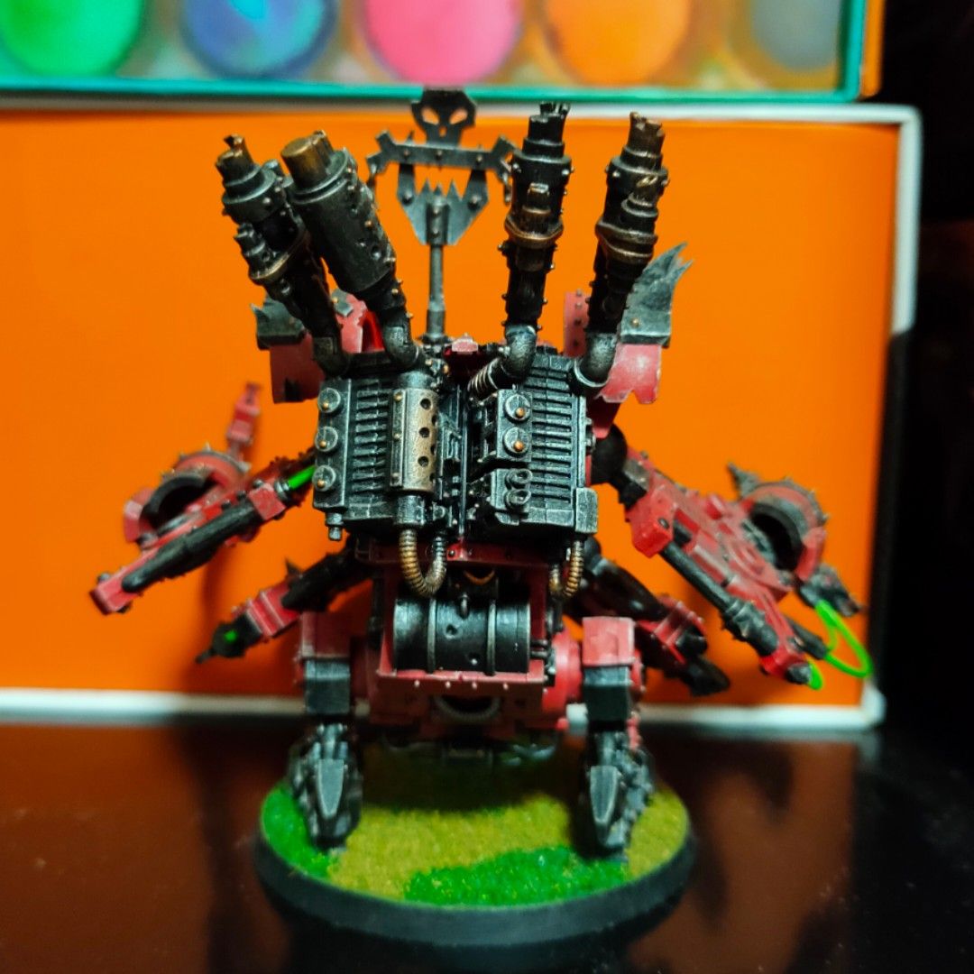 Warhammer 40K Orks Deff Dread Dreadnought PAINTED, Hobbies & Toys, Toys ...