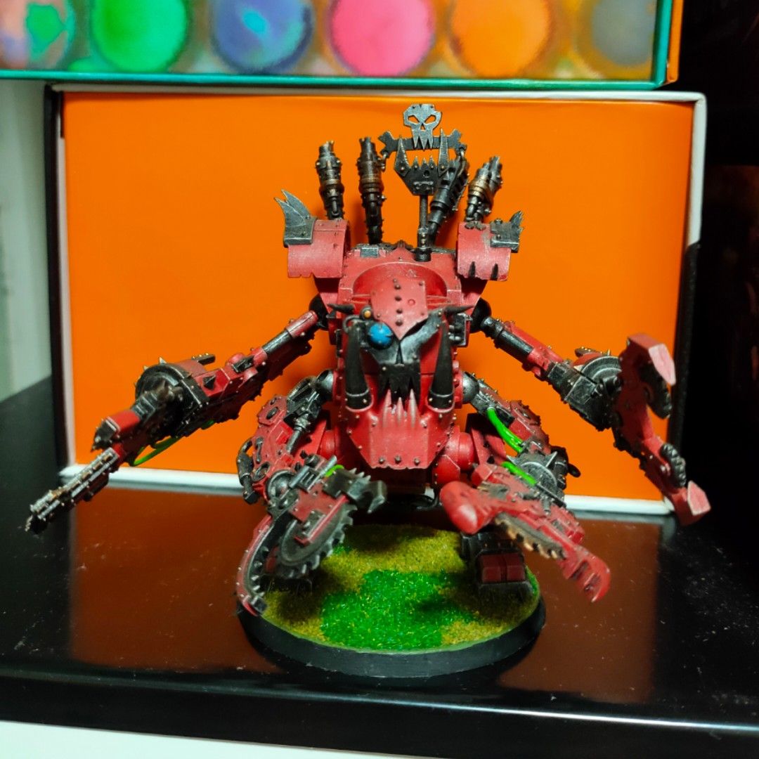 Warhammer 40K Orks Deff Dread Dreadnought PAINTED, Hobbies & Toys, Toys ...