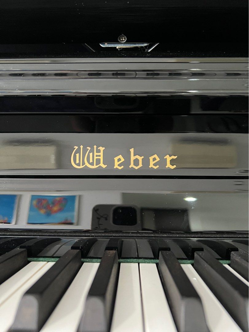 Weber Piano Model: AW121T2 BP, Hobbies & Toys, Music & Media, Musical ...