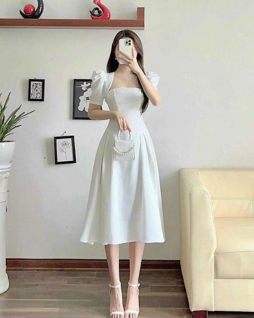 White Dresses for Graduation,Prenup, Civil Wedding, Baptismal, or ...