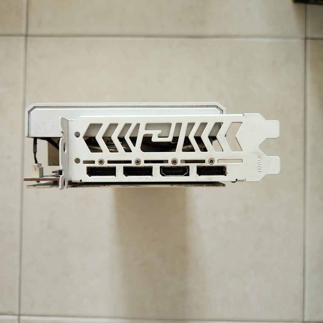 WHITE RX 6700 XT PowerColor Hellhound RX 6700XT RX6700XT Gaming GPU ...