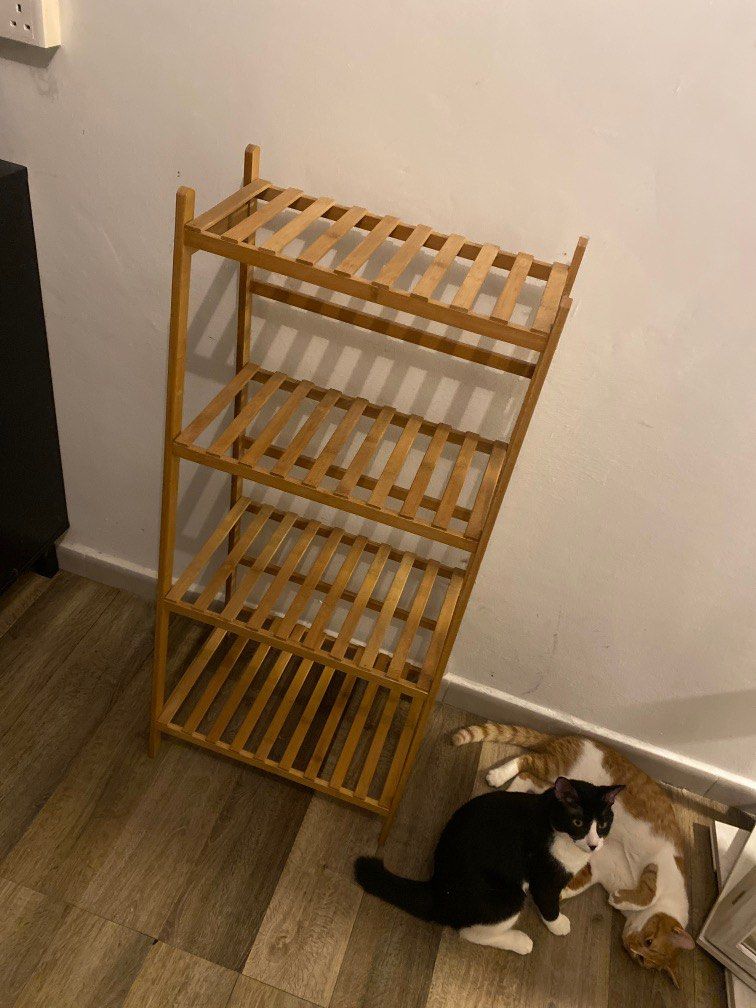 Wooden rack, Furniture & Home Living, Furniture, Shelves, Cabinets ...