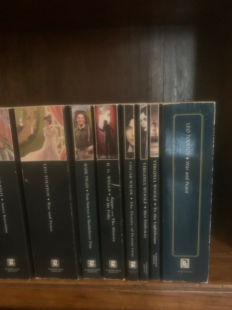 Wordsworth Classics Edition Books | Ulysses, War and Peace, Anna ...