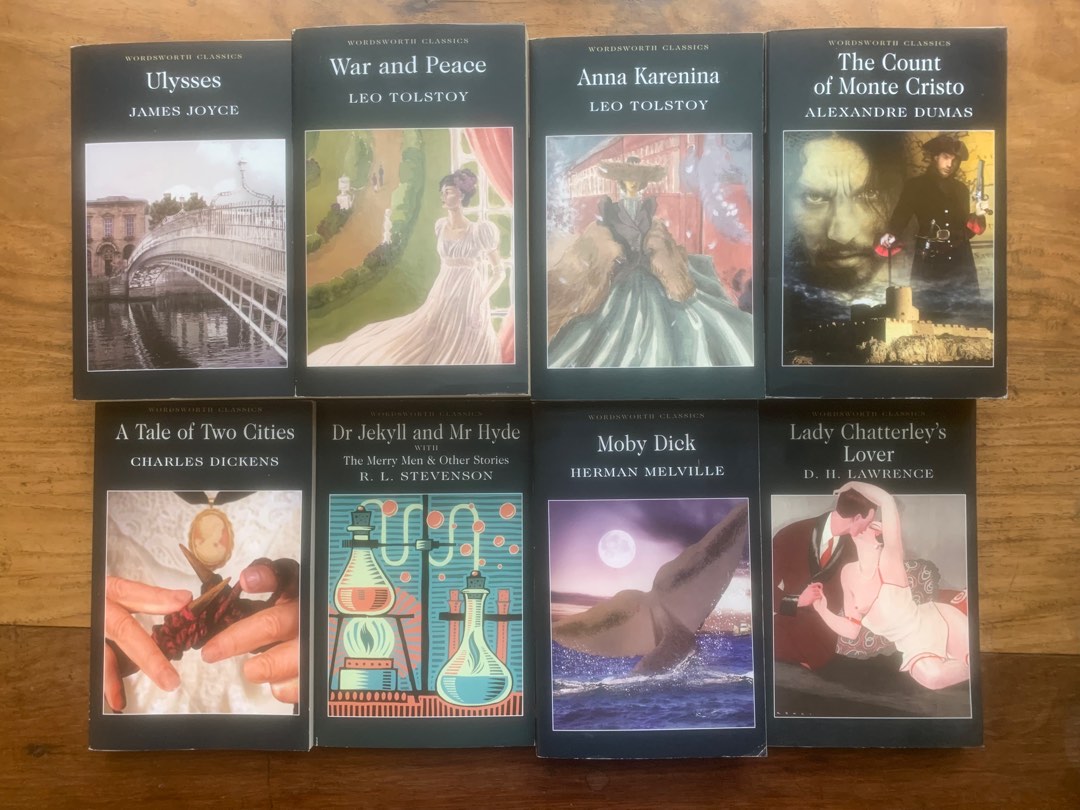 Wordsworth Classics Edition Books | Ulysses, War and Peace, Anna ...