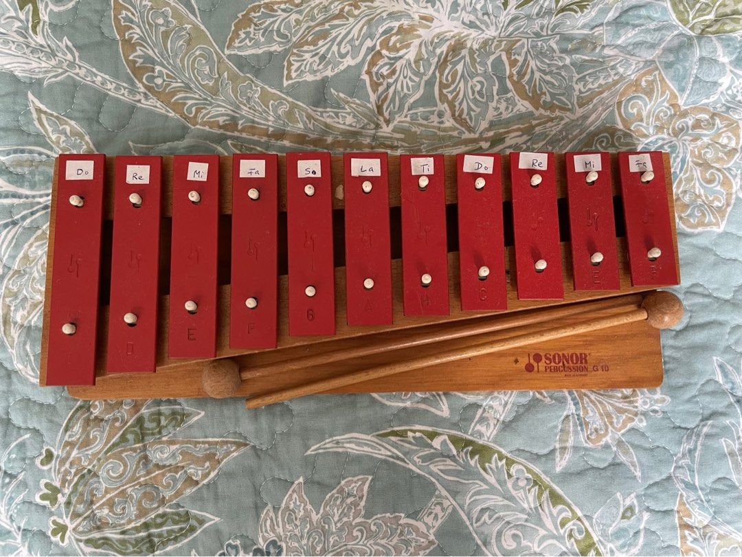 Xylophone Glockenspiel by Sonor Percussion, Hobbies & Toys, Music ...