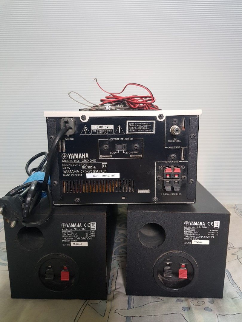 Yamaha crx 040 mini compo system, Audio, Soundbars, Speakers ...