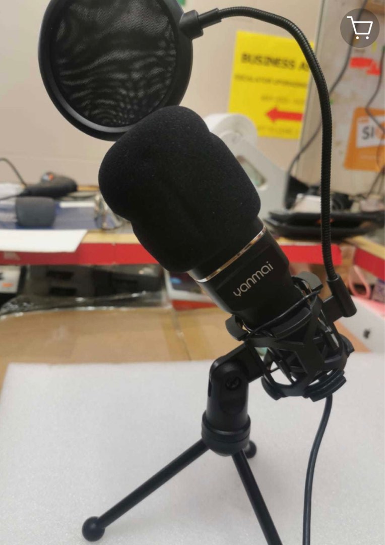 Yanmai SF777 Destop USB microphone, Audio, Microphones on Carousell