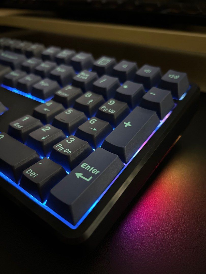 100% 108% Full Sized Custom Mechanical Keyboard (Hammerhead Keycaps ...