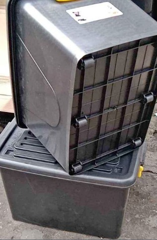 143L BLACK STORAGE BOXES BIG on Carousell