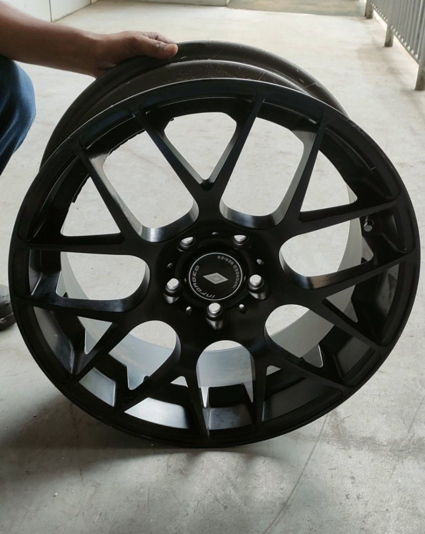 18" used sports rim, Car Accessories, Tyres & Rims on Carousell