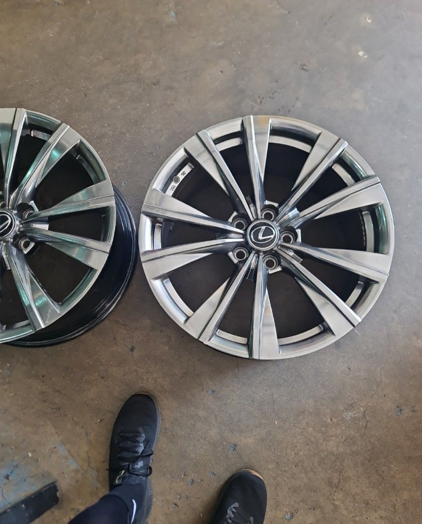 19" Lexus F Sport Forged Rims, Car Accessories, Tyres & Rims on Carousell