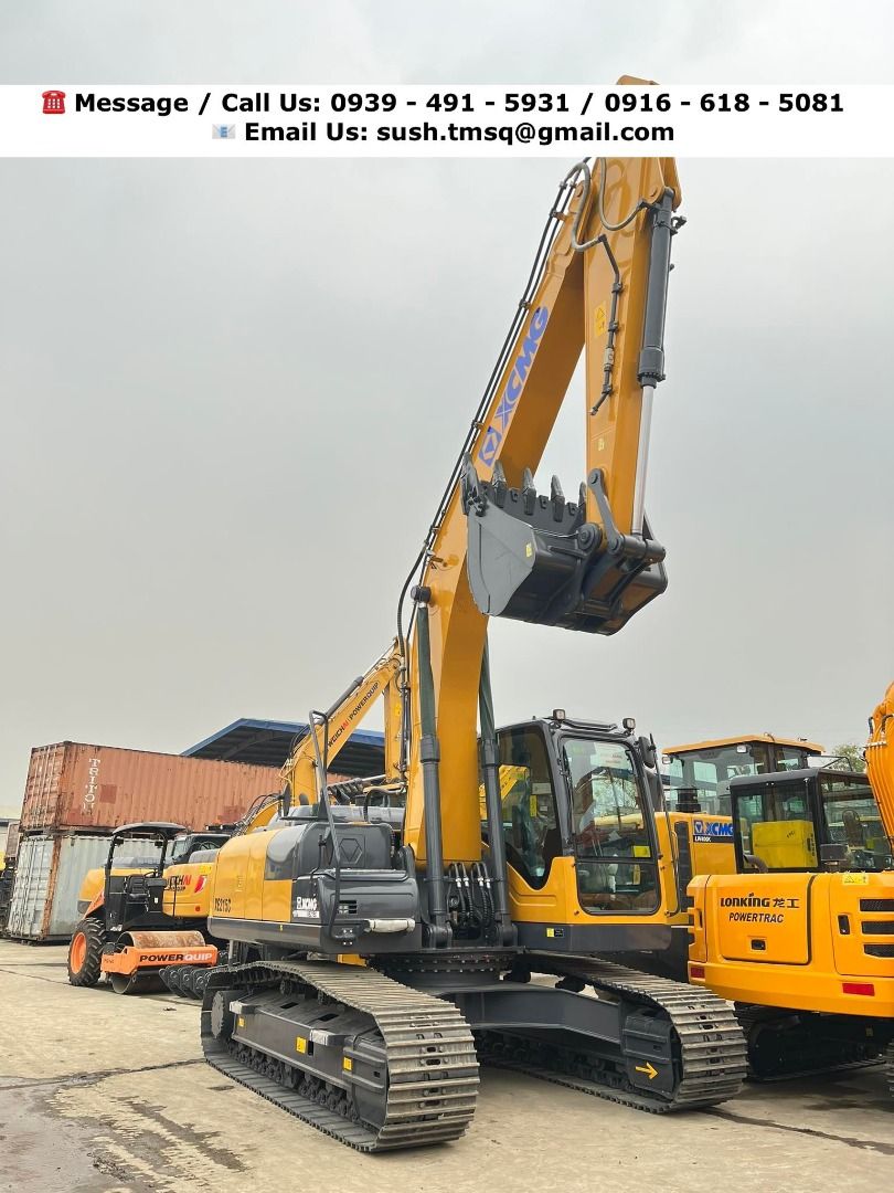 1 cubic hydraulic backhoe excavator with breaker line XCMG XE215c Isuzu ...