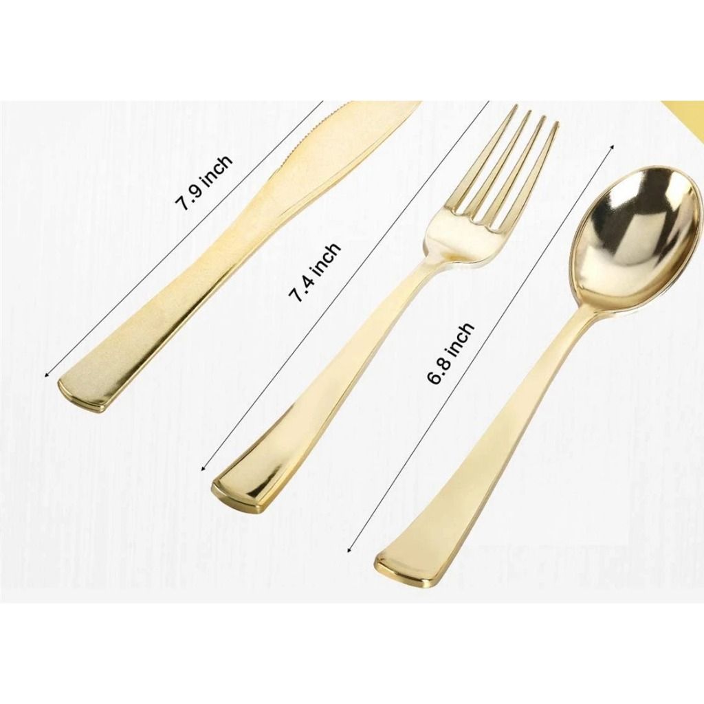 25 Pax Disposable Partyware Dinnerware Set, Hobbies & Toys, Stationery ...