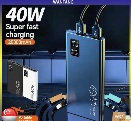 40W 30000mAh Super Fast Charge Powerbank Large Capacity Power bank ...