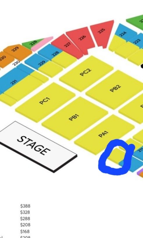 4 August Section 210 Cat 1 Row 20 Jacky Cheung Concert (2 tickets ...