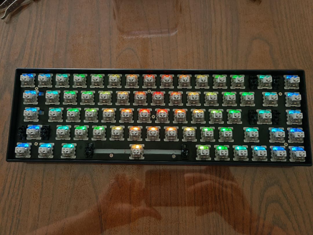 65% Custom Mechanical Keyboard (Pacific1807)- Fully Modded, Computers ...