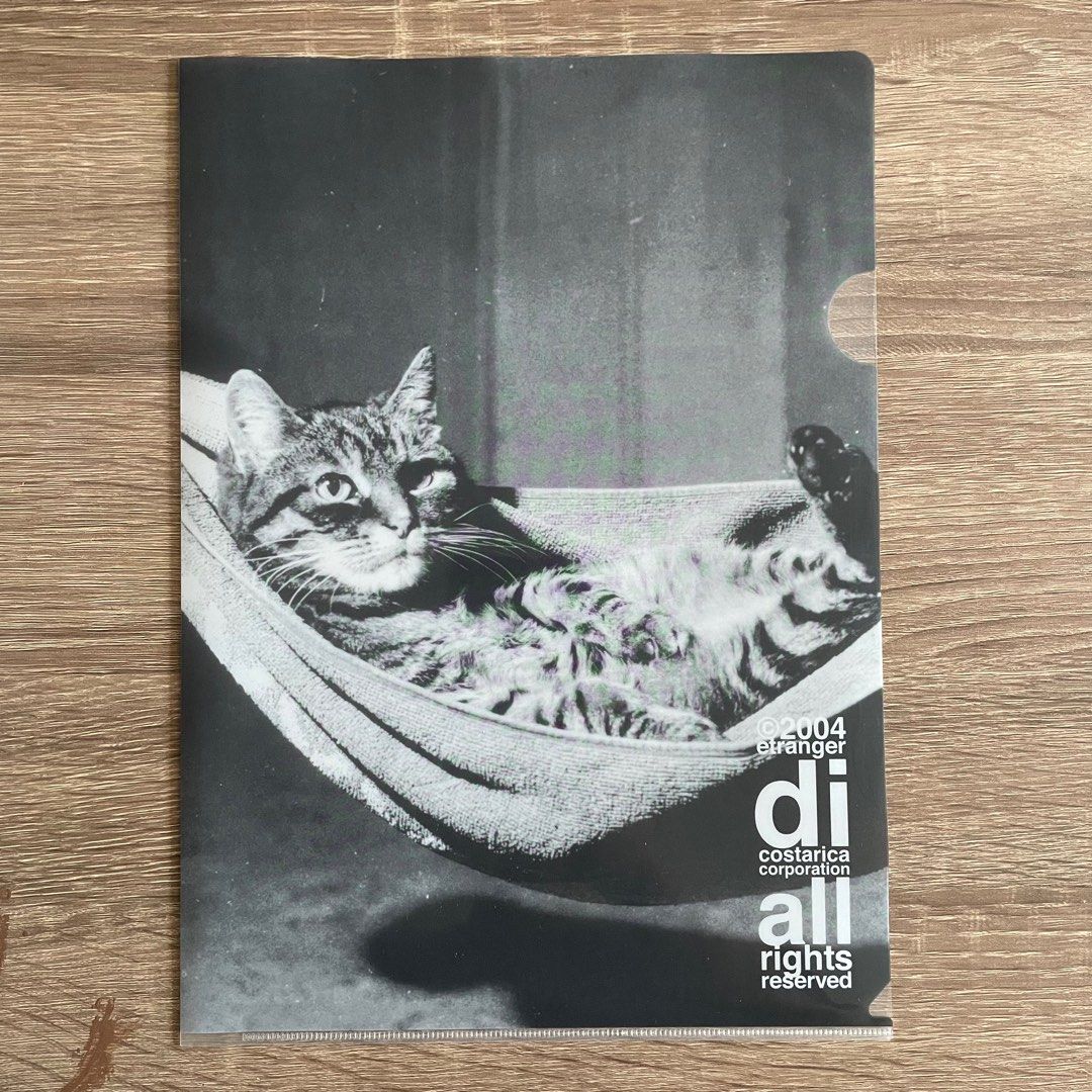貓 cats File made in Japan 2005 文具 A4 A3, 興趣及遊戲, 手作＆自家設計, 文具 - Carousell