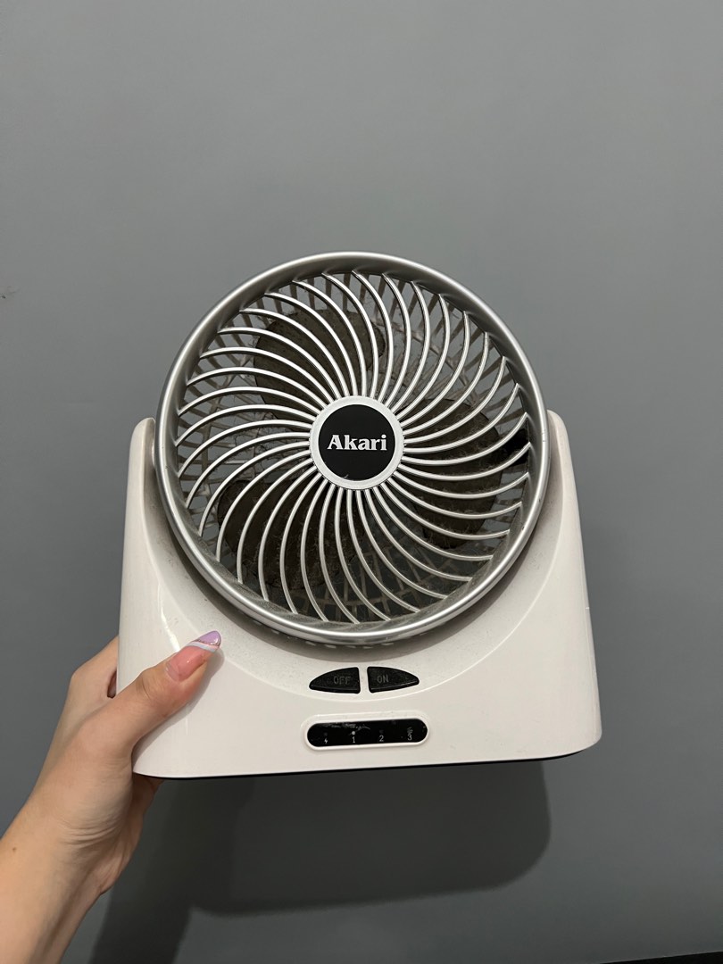 Akari rechargable fan on Carousell