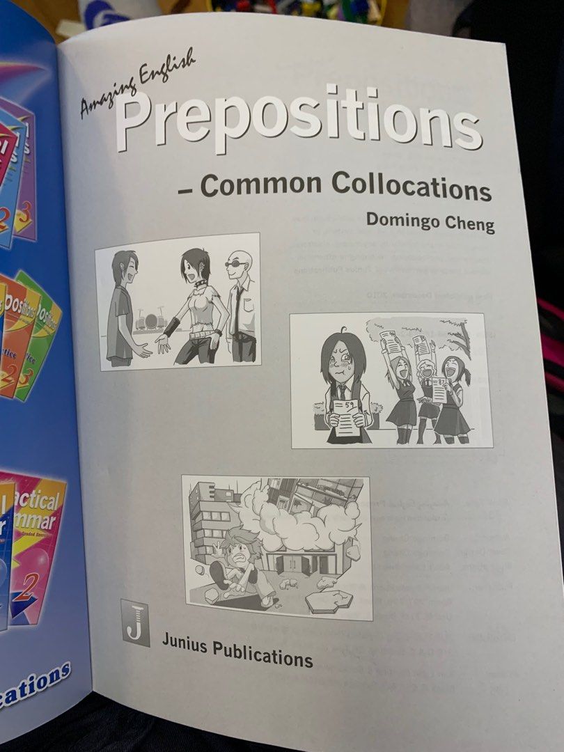 Amazing English Prepositions common collocations Domingo Cheng Junius ...