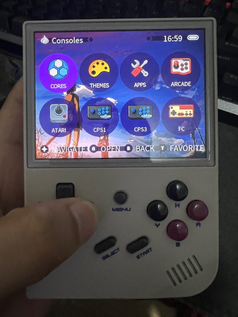 Anbernic rg35xx garlic os dualboot, Video Gaming, Video Game Consoles ...