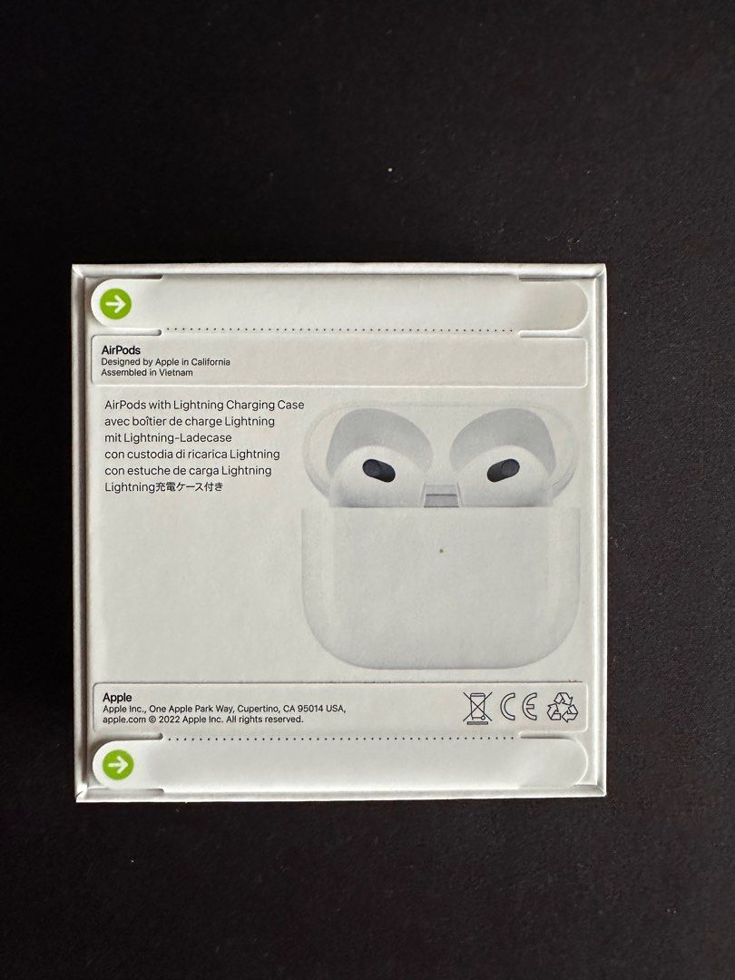Apple Gen 3 Airpods Brand New, Audio, Earphones on Carousell