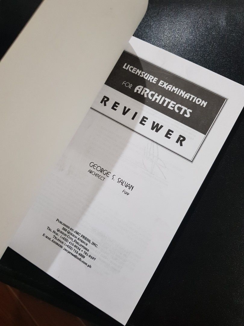 Architect Licensure Exam Reviewer by George Salvan, Hobbies & Toys ...