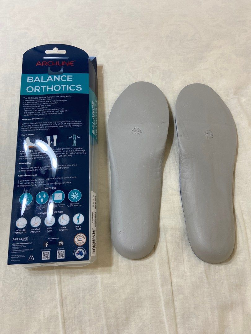 Archline balance orthotics, Health & Nutrition, Braces, Support ...