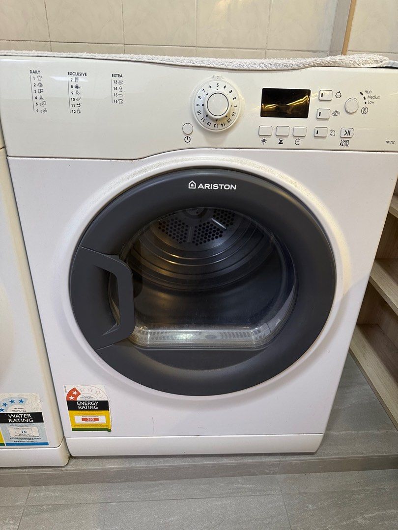 [BOGO] Ariston front load washing machine + dryer, TV & Home Appliances ...