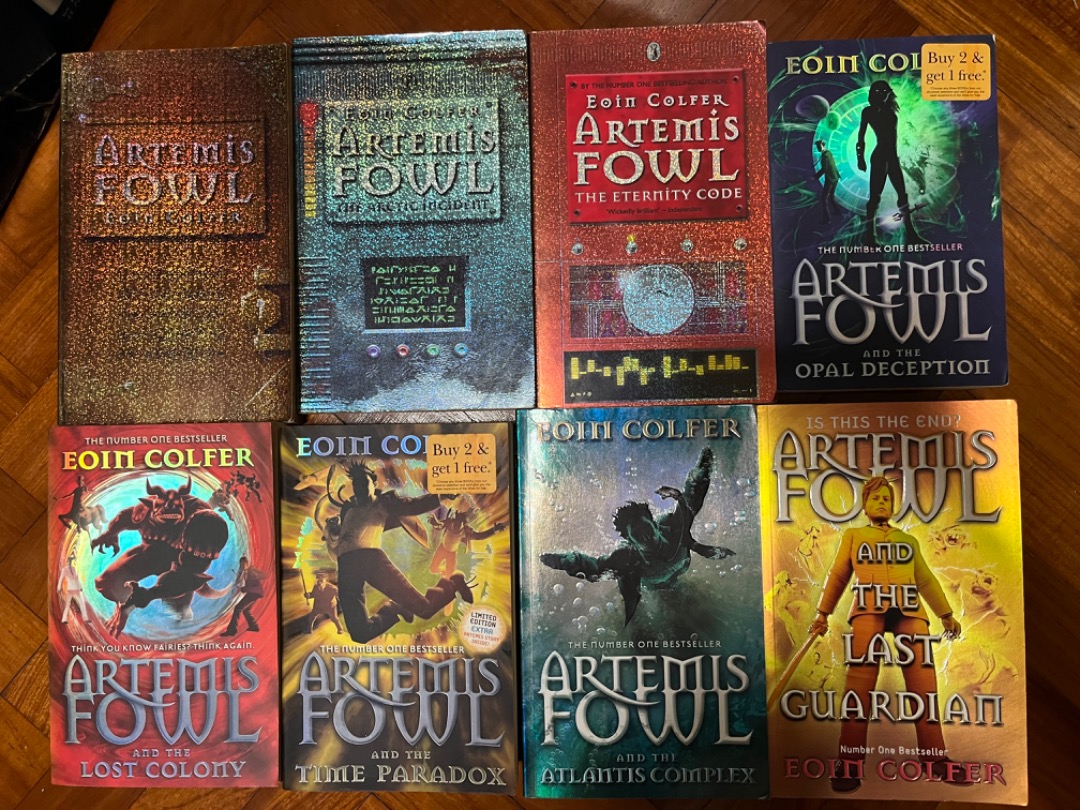 Artemis Fowl - complete set (8 books), Hobbies & Toys, Books ...