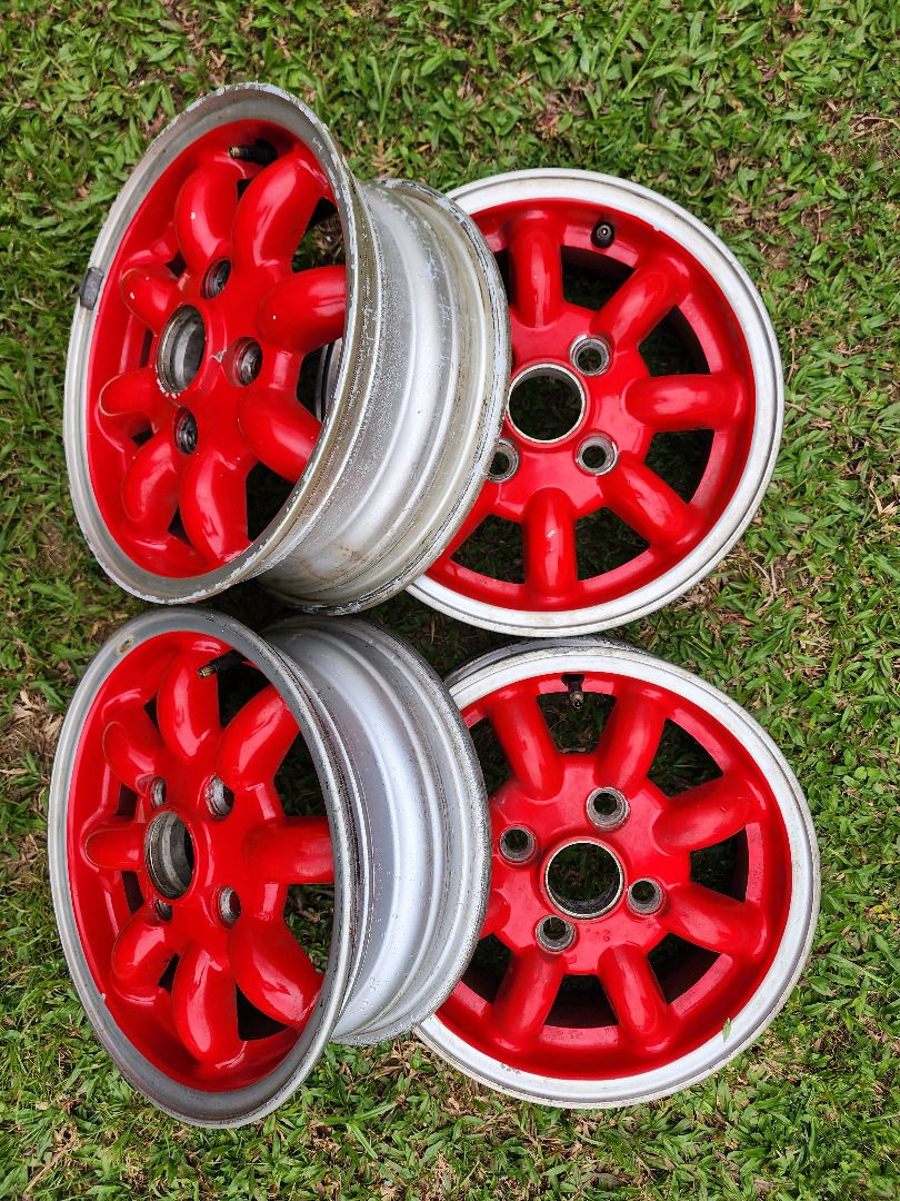 Austin Morris Classic Mini Cooper Minilite Sport Rims & steel rims ...