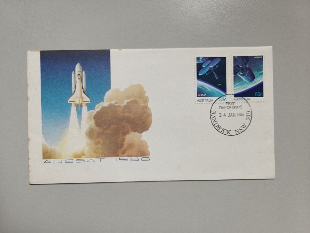 Australia FDC Aussat 1986, Hobbies & Toys, Memorabilia & Collectibles ...