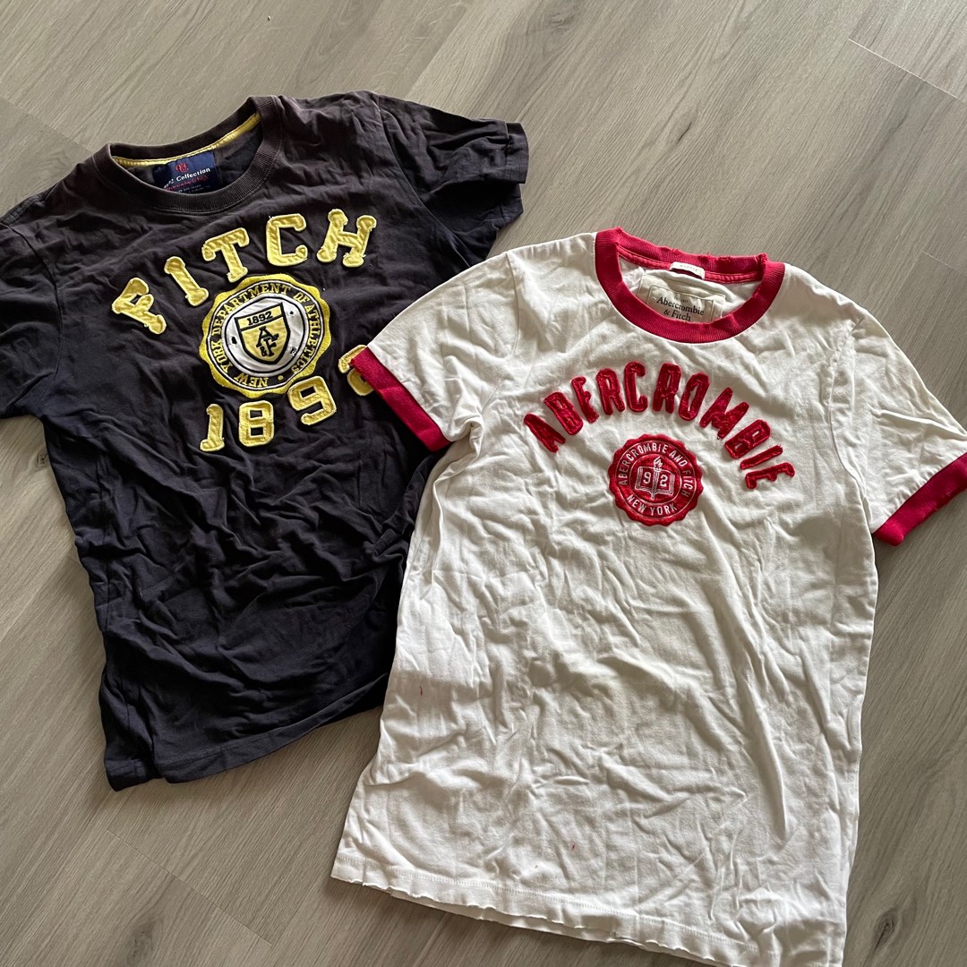 Authentic Abercrombie & fitch muscle t-shirt, Men's Fashion, Tops & Sets, Tshirts & Polo Shirts ...