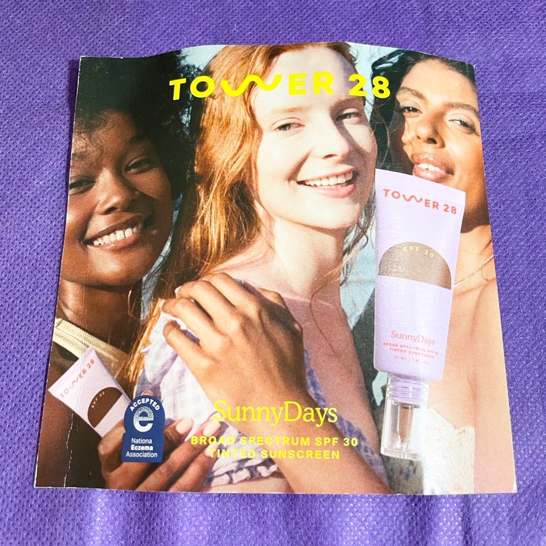 AUTHENTIC Tower 28 sunny days sunnydays tinted mineral sunscreen ...