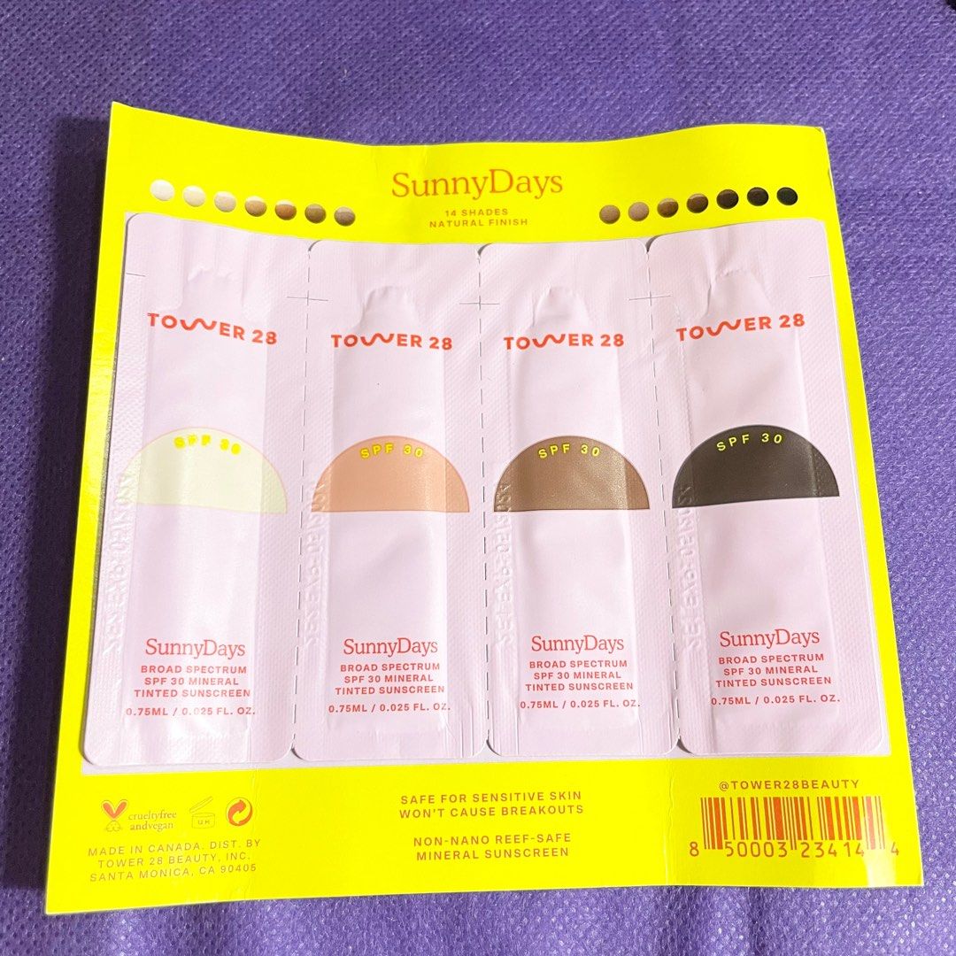 AUTHENTIC Tower 28 sunny days sunnydays tinted mineral sunscreen ...
