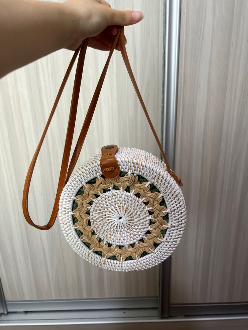 BALI Rattan Bag, Women's Fashion, Bags & Wallets, Cross-body Bags on ...