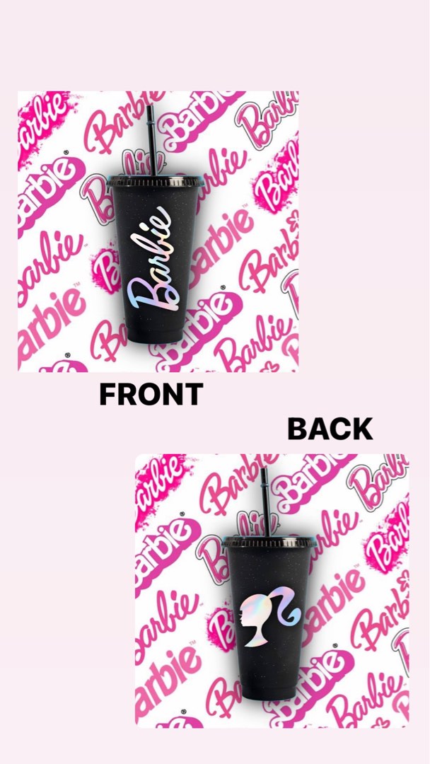 BARBIE TUMBLER, Furniture & Home Living, Kitchenware & Tableware, Water ...