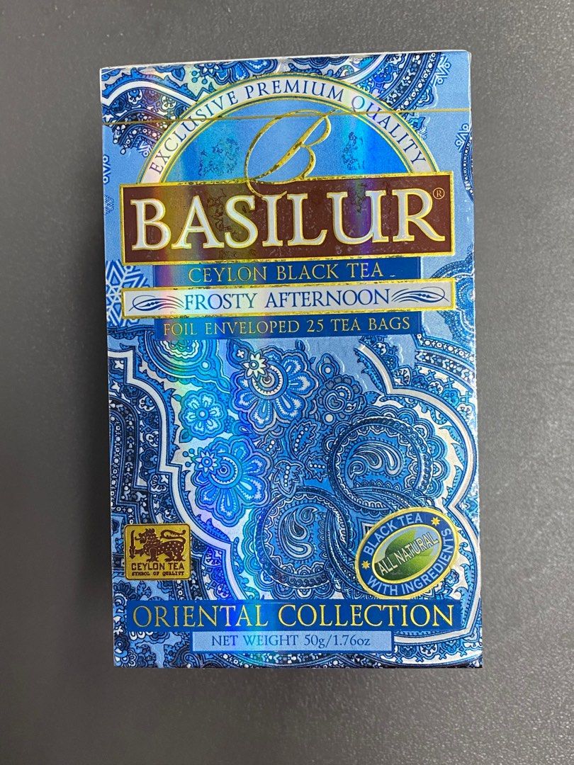 Basilur Ceylon Black Tea - 25 tea bags, Food & Drinks, Beverages on ...