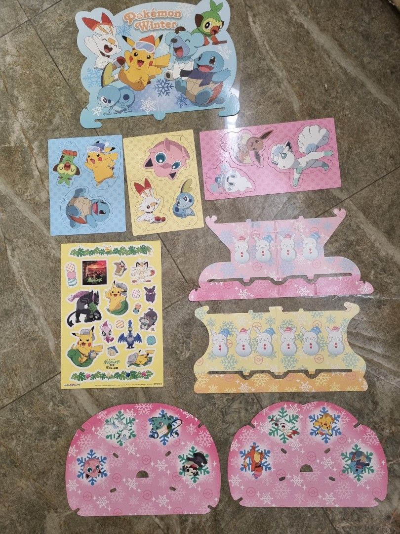 Baskin Robbins Pokemon Winter Display Stand + Stickers, Hobbies & Toys ...