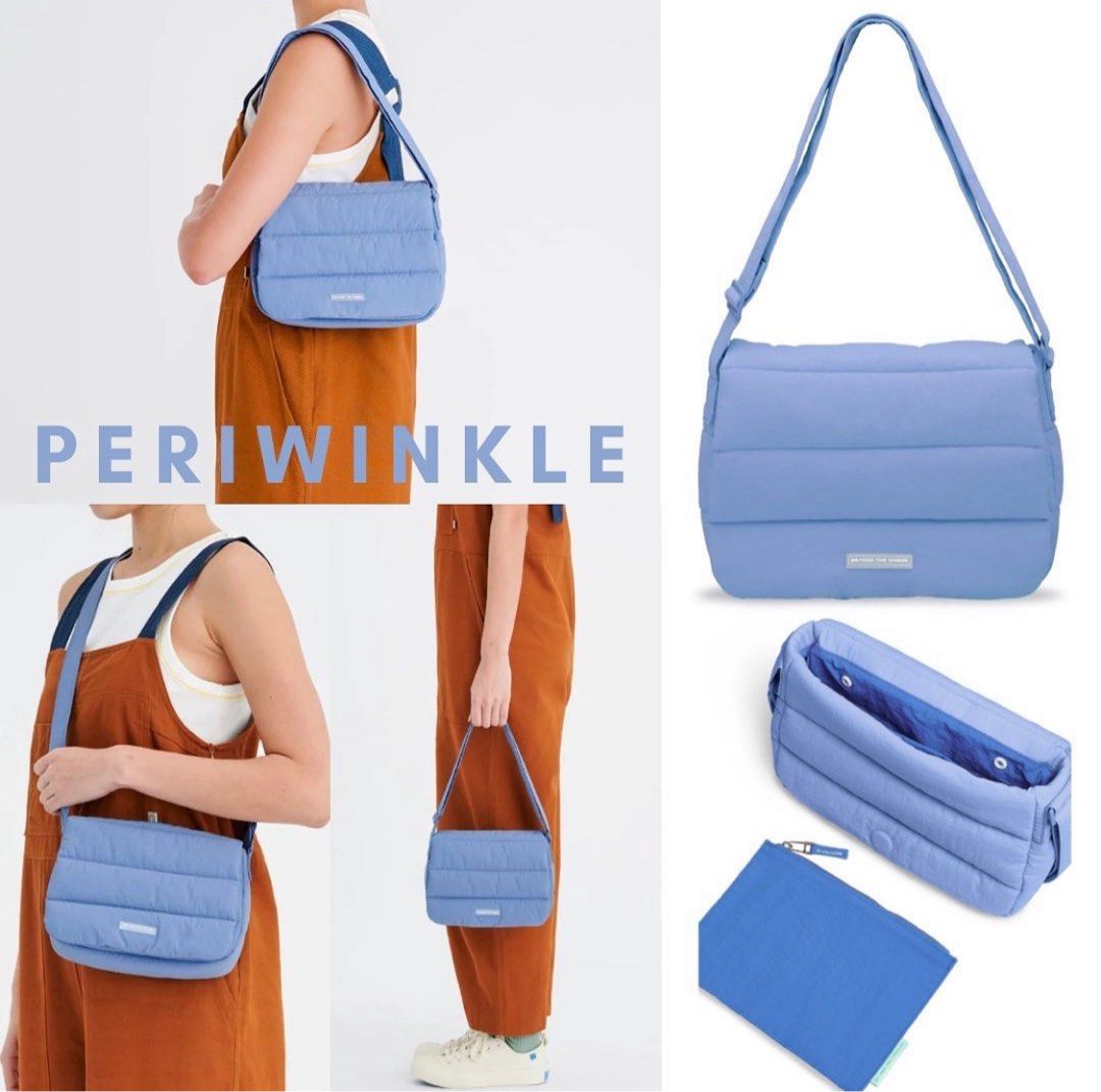 Beyond The Vines Periwinkle Poofy Bag, Women's Fashion, Bags & Wallets ...