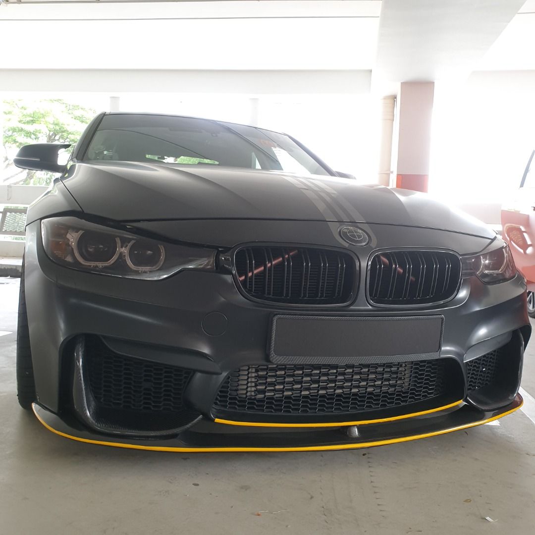 BMW M3 Coupe Competition Package Bumper line stickers - Authentic Red ...