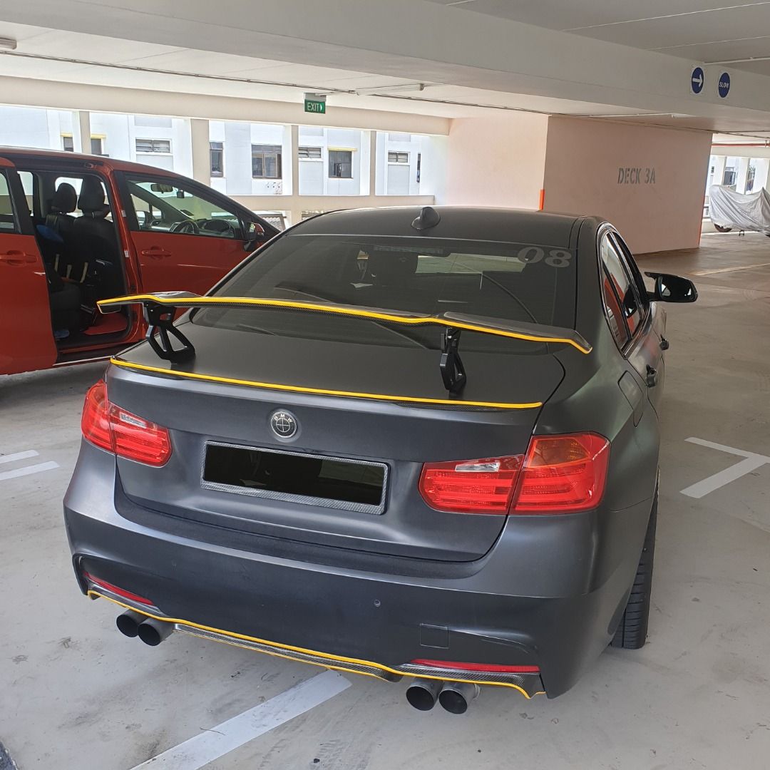 BMW M3 Coupe Competition Package Bumper line stickers - Authentic Red ...