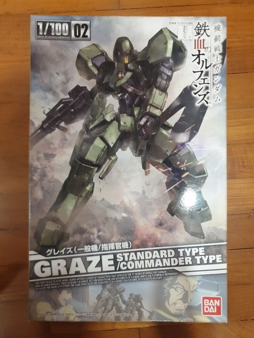Brand New Bandai 1/100 Graze Standard Type/Commander Type, Hobbies & Toys, Toys & Games on Carousell